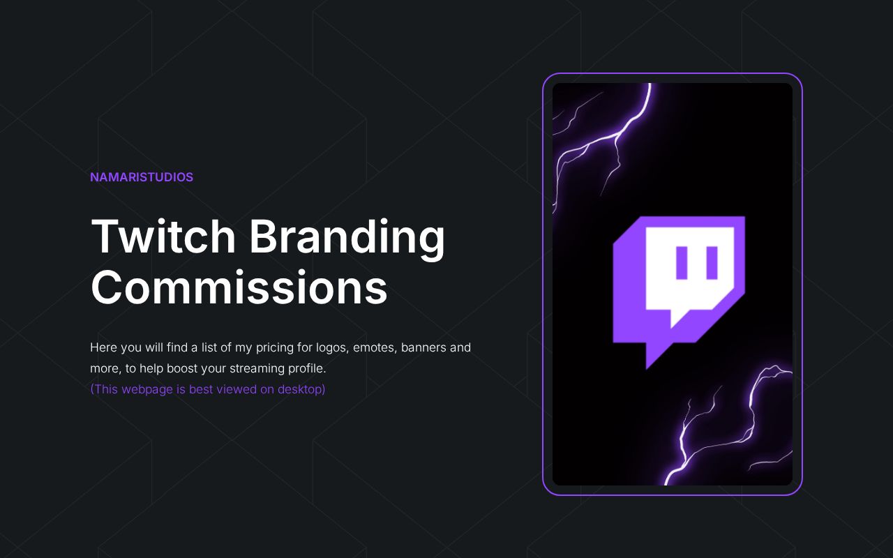 Twitch Commissions